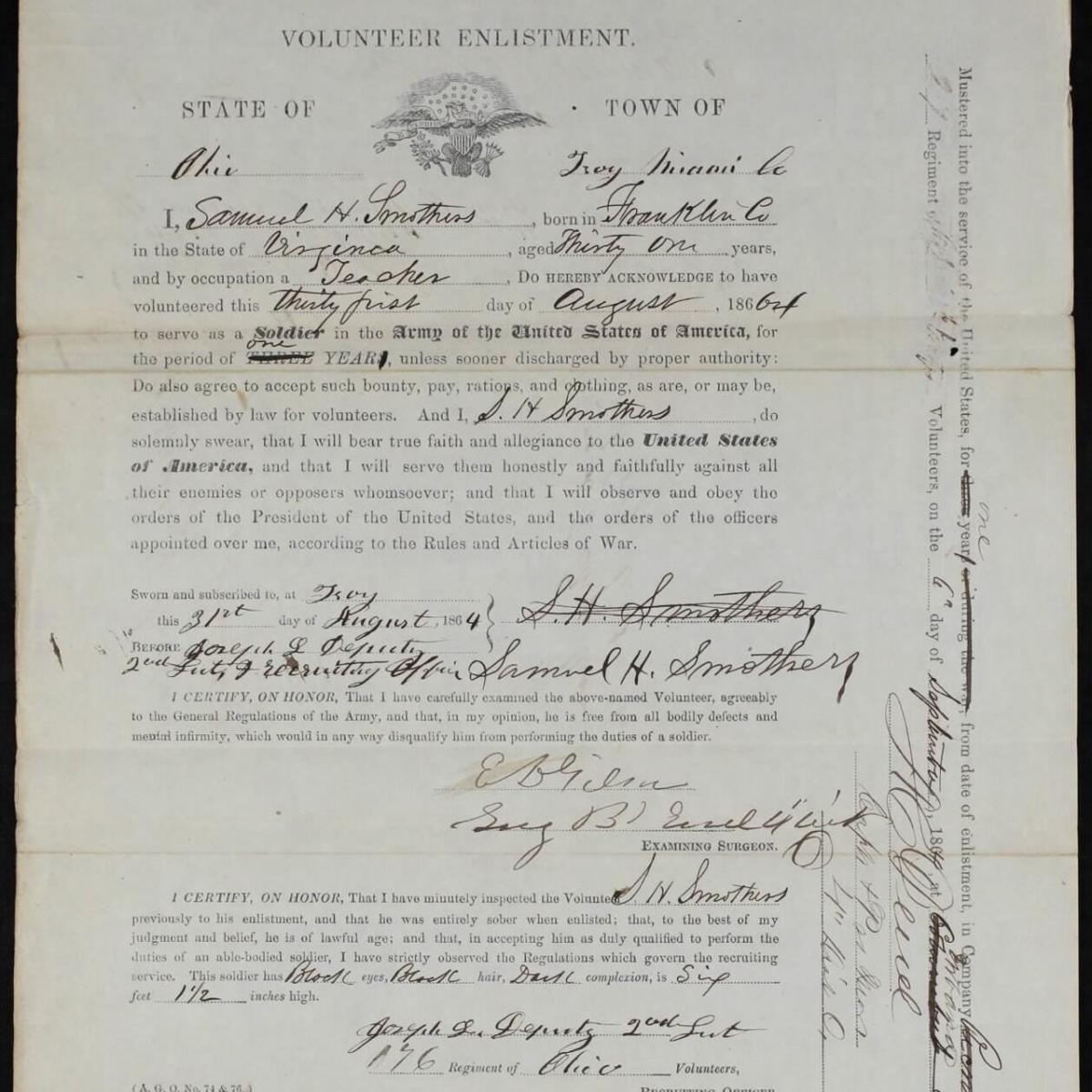 a soldier's declaration