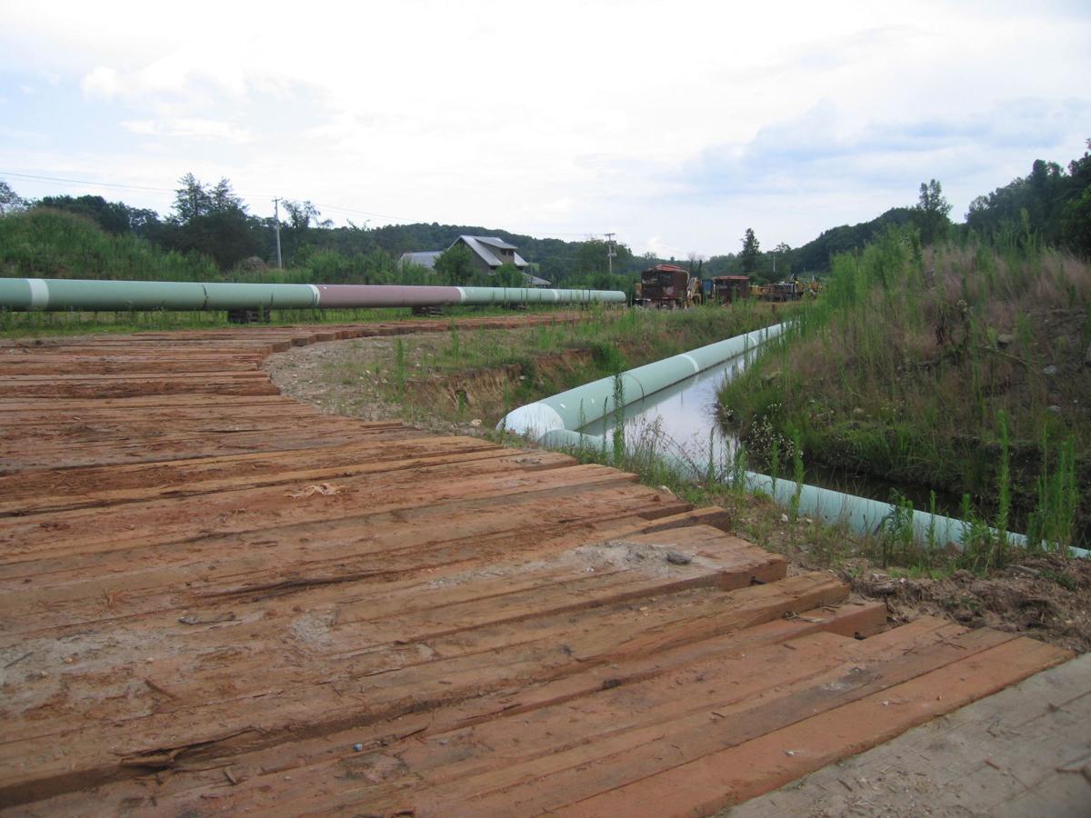Construction materials for pipeline washed into Smith Mountain Lake ...