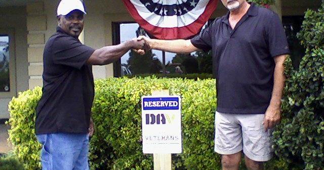 DAV installs sign designated for veterans
