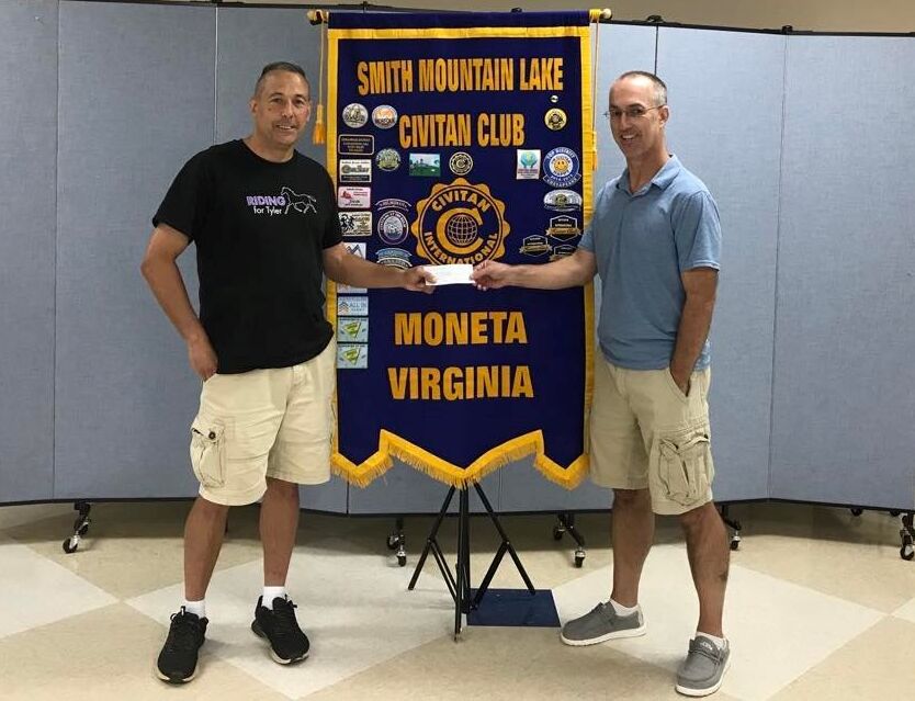 SML Civitan cornhole tournament proceeds donated to Riding with Tyler