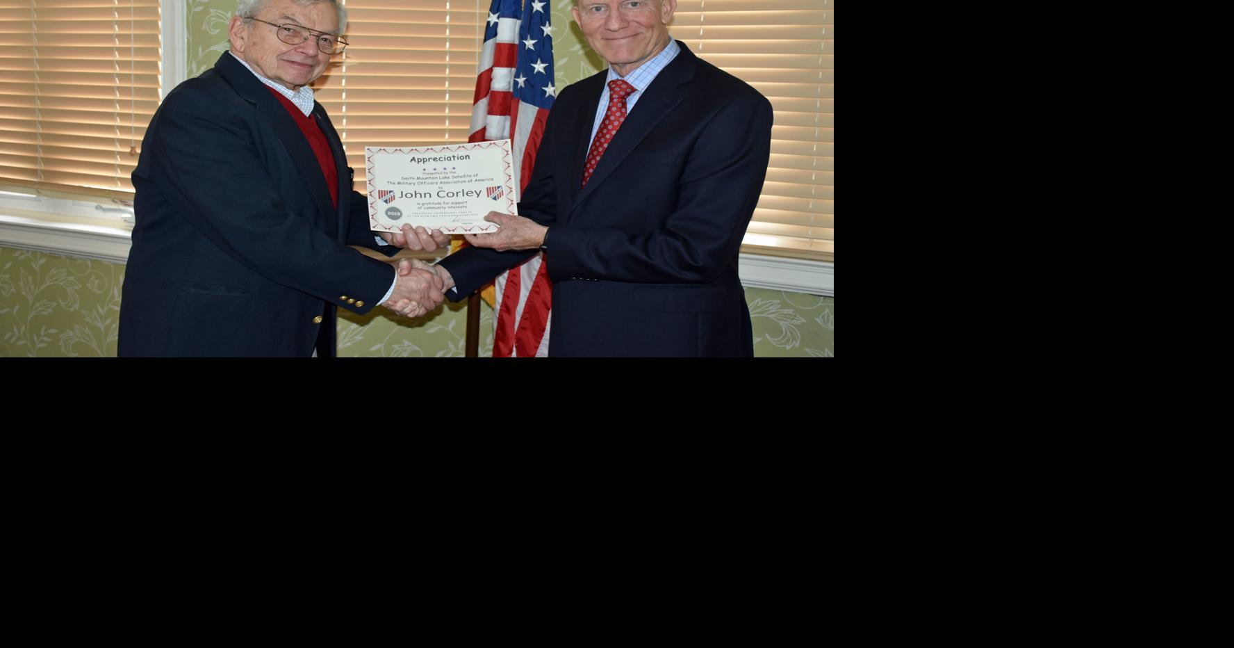 Retired Air Force general visits lake group