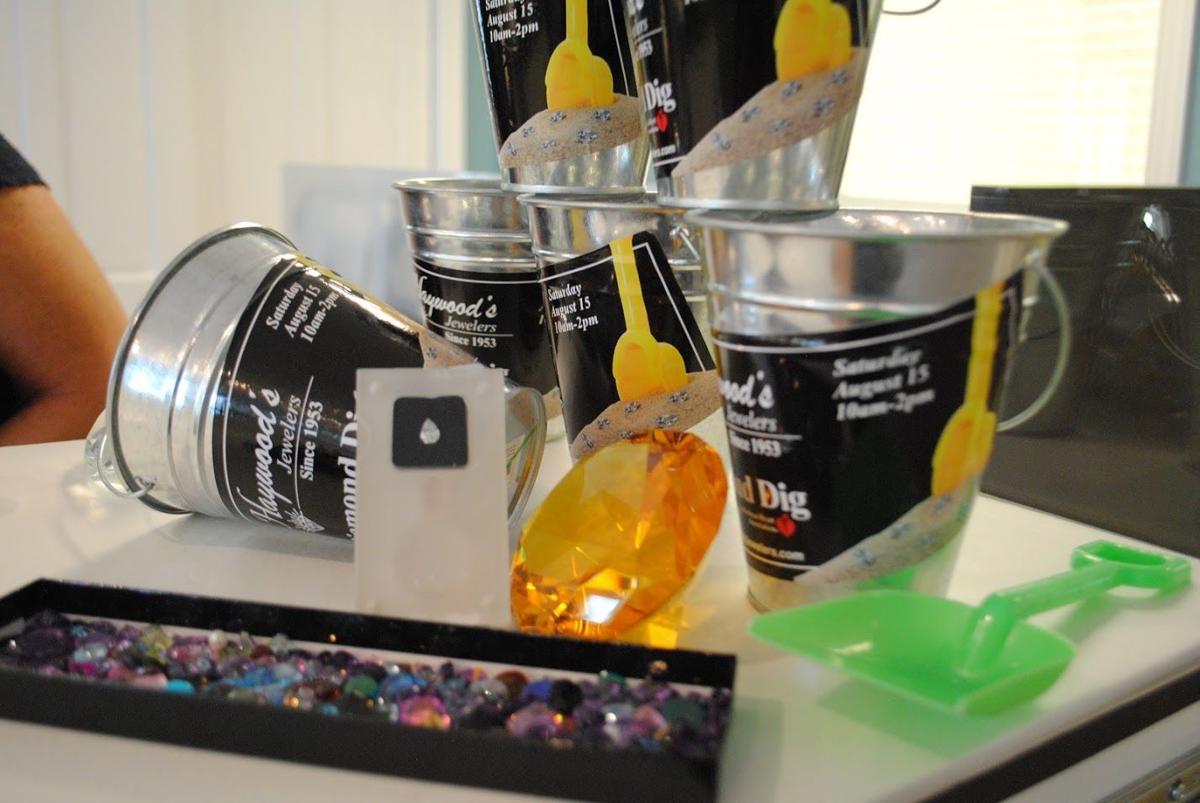 Diamond Dig has participants panning for gems