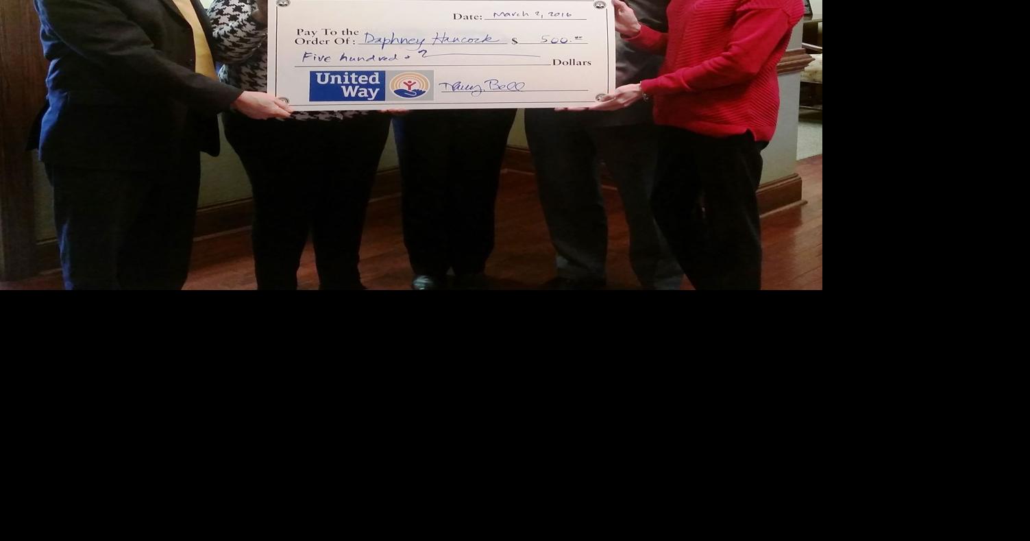 United Way donor wins $500 prize