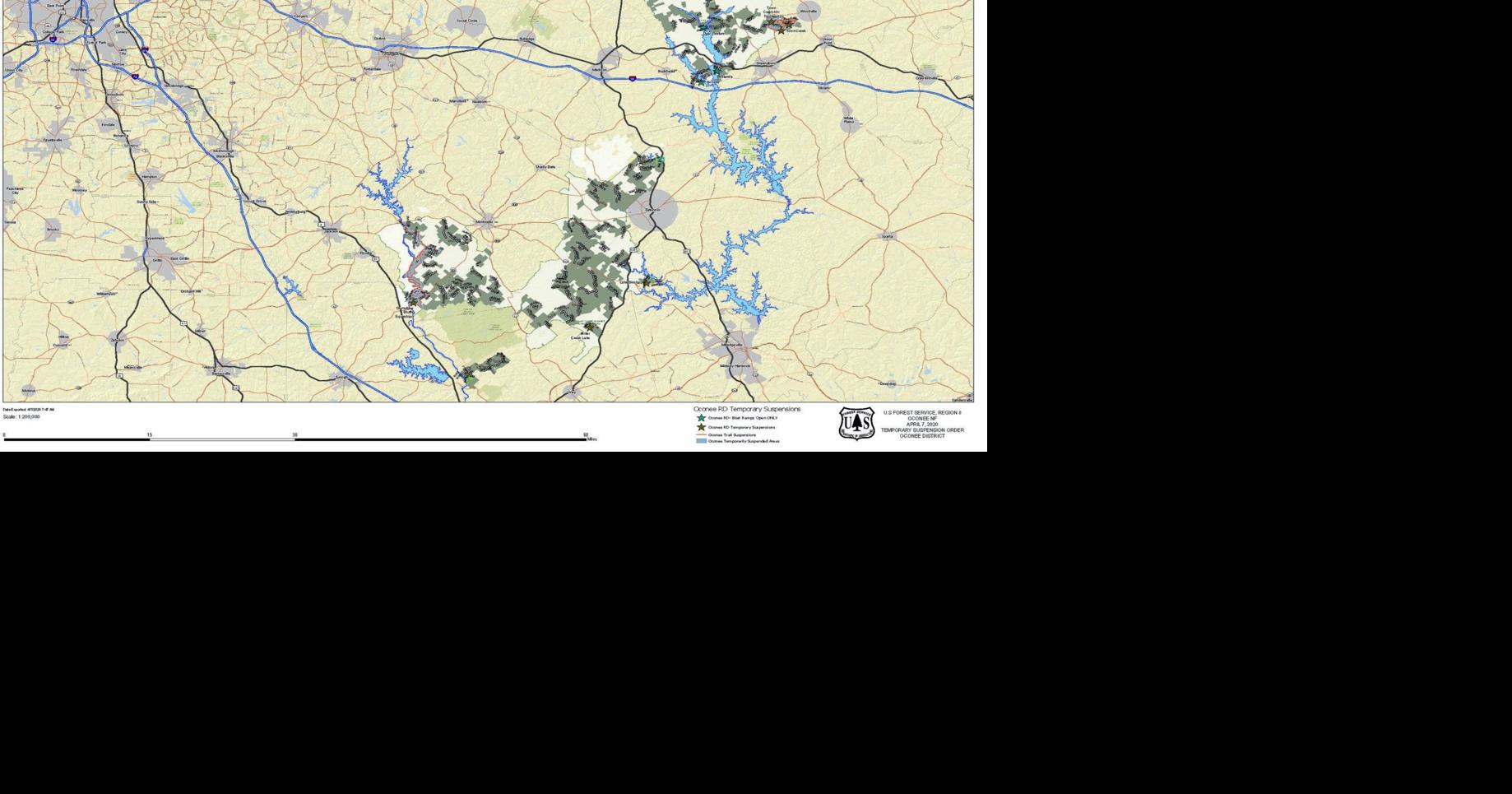 Chattahoochee-Oconee National Forests temporarily shuts down additional ...