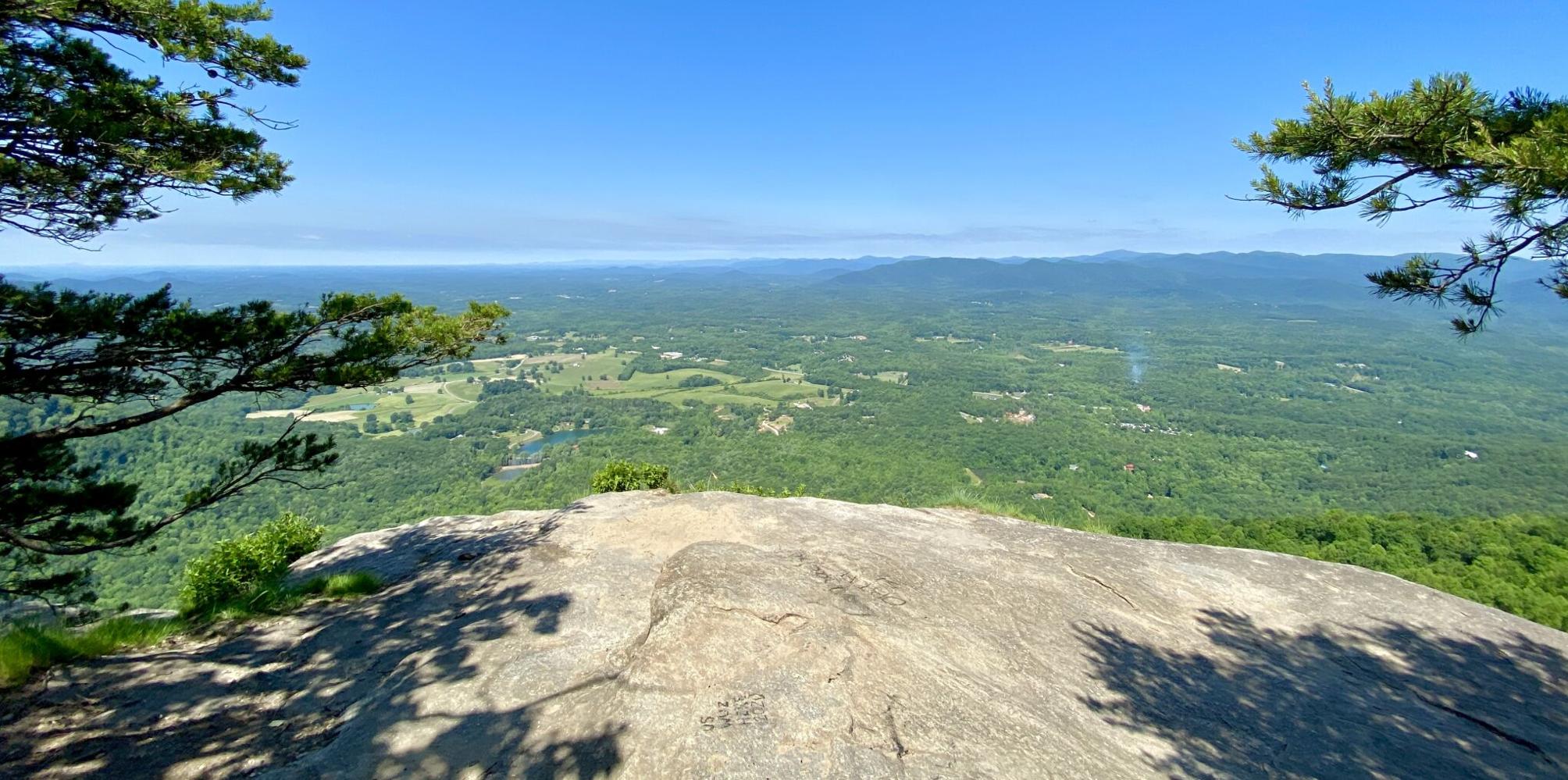 The gorgeous long-range view from Yonah Mountain | Outdoors ...