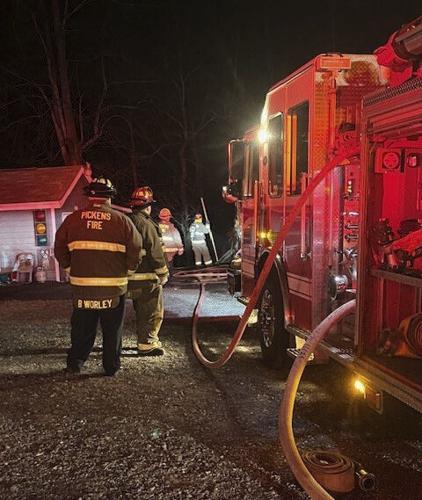 Pickens Fire responded to a house fire off Cove Road Tuesday morning ...