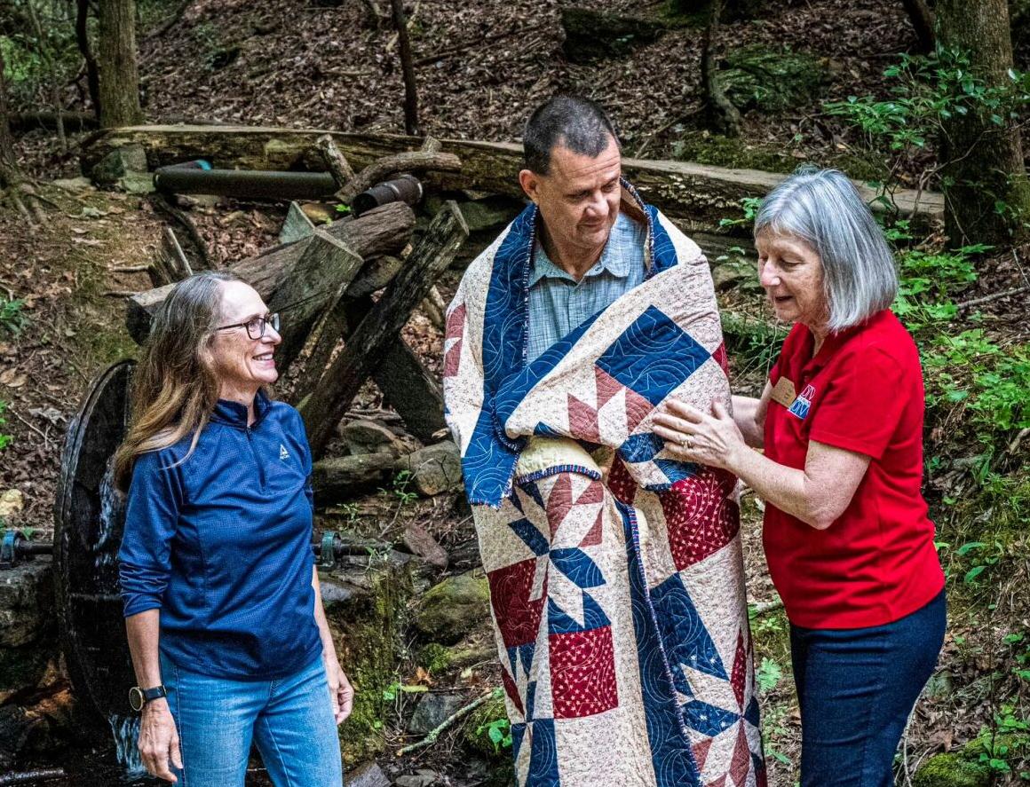 Alan Moffatt was honored with Quilt of Valor | Big Canoe ...