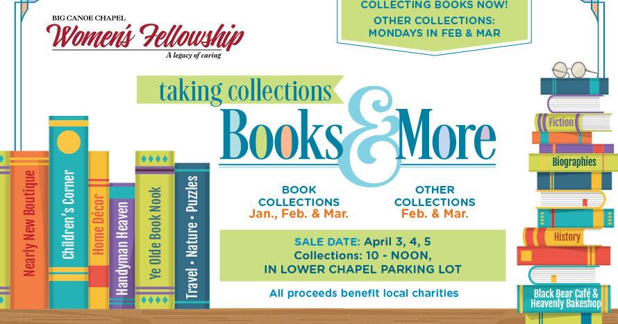 It's the last week of Books & More collections | Big Canoe ...