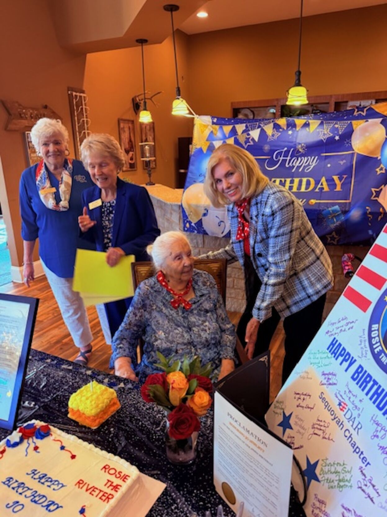 Jo Niblett celebrates 103th birthday | Pickens County ...