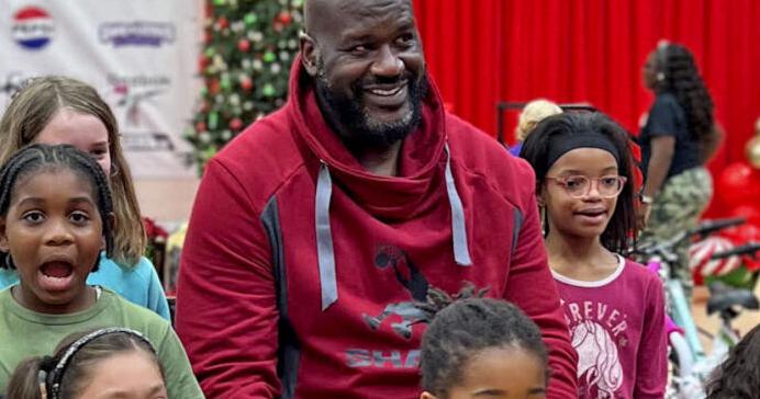 'I just want them to be happy.' Shaq brings big smiles to Georgia kids ...