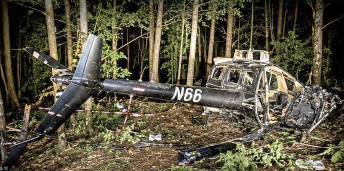 Helicopter carrying newlyweds crashes after leaving the wedding ...