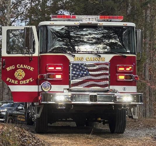 Firefighters from Big Canoe help put out a house fire | Pickens County ...