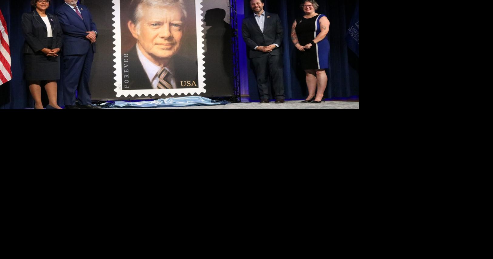Jimmy Carter stamp honors the late former president’s 101st birthday ...