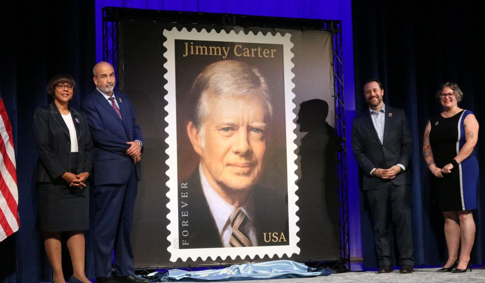 Jimmy Carter stamp honors the late former president’s 101st birthday ...