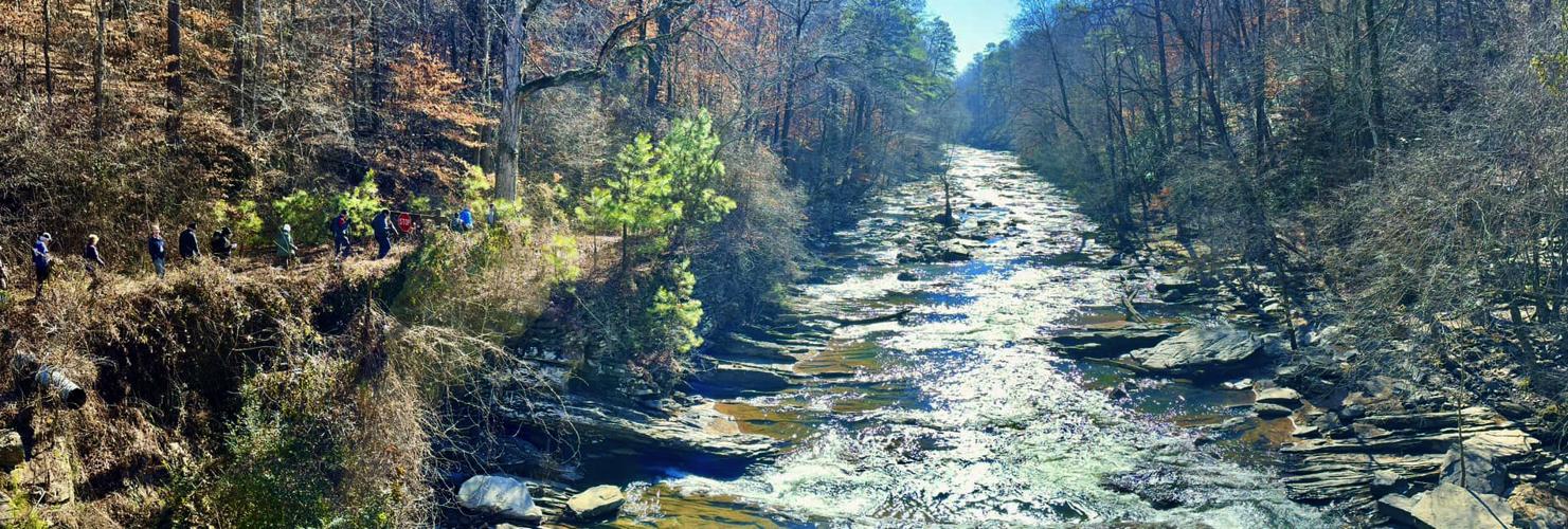 Hikers explore the Sope Creek Trail | Big Canoe | smokesignalsnews.com