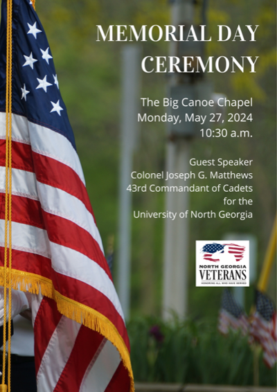 Memorial Day program at Big Canoe | Big Canoe | smokesignalsnews.com