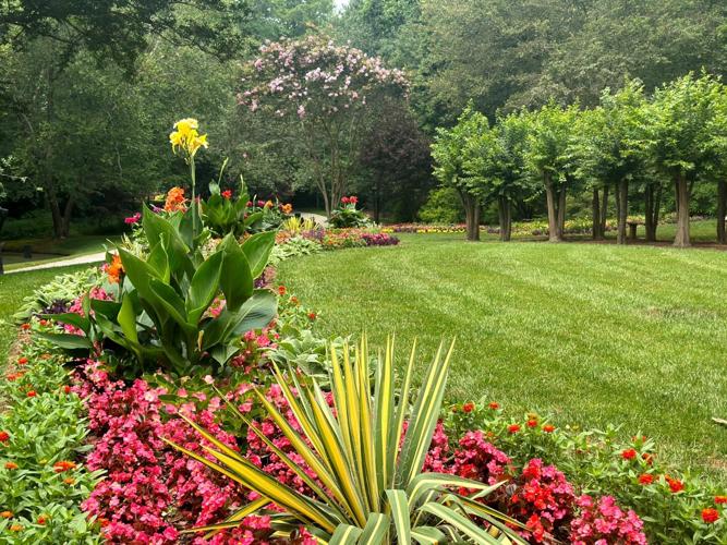 Gibbs Gardens in August: Flowers at peak color throughout its 376-acres ...