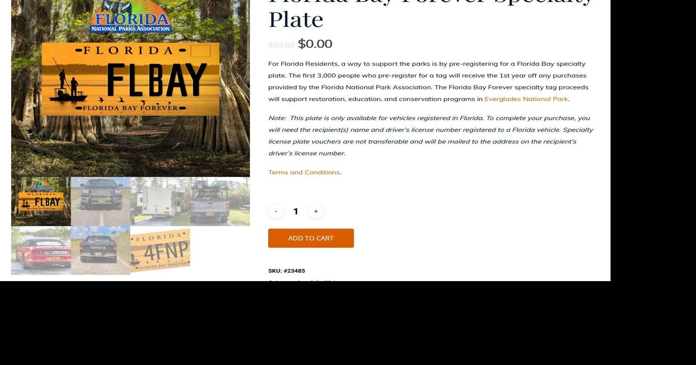 Florida Bay Forever Auto Tag Giveaway | Sports | southdadenewsleader.com