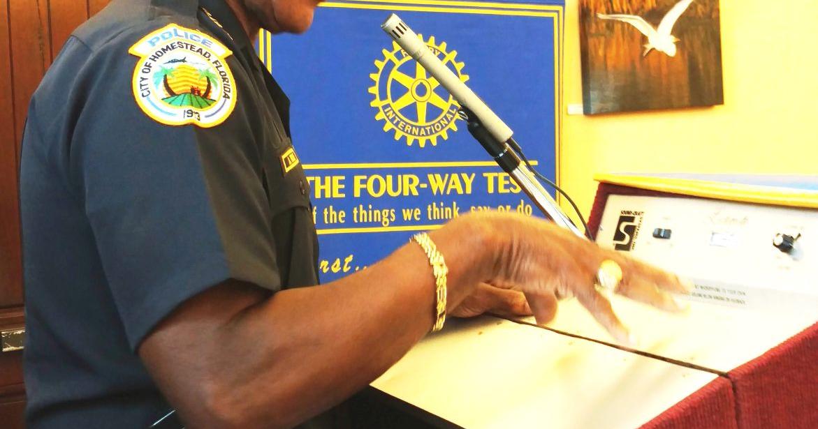 Homestead Police Chief on Relationship of Police and Community | News ...