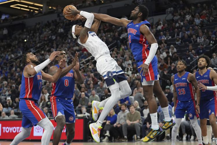 Timberwolves beat Pistons 106-91 to hit 50-win mark for 5th time in ...