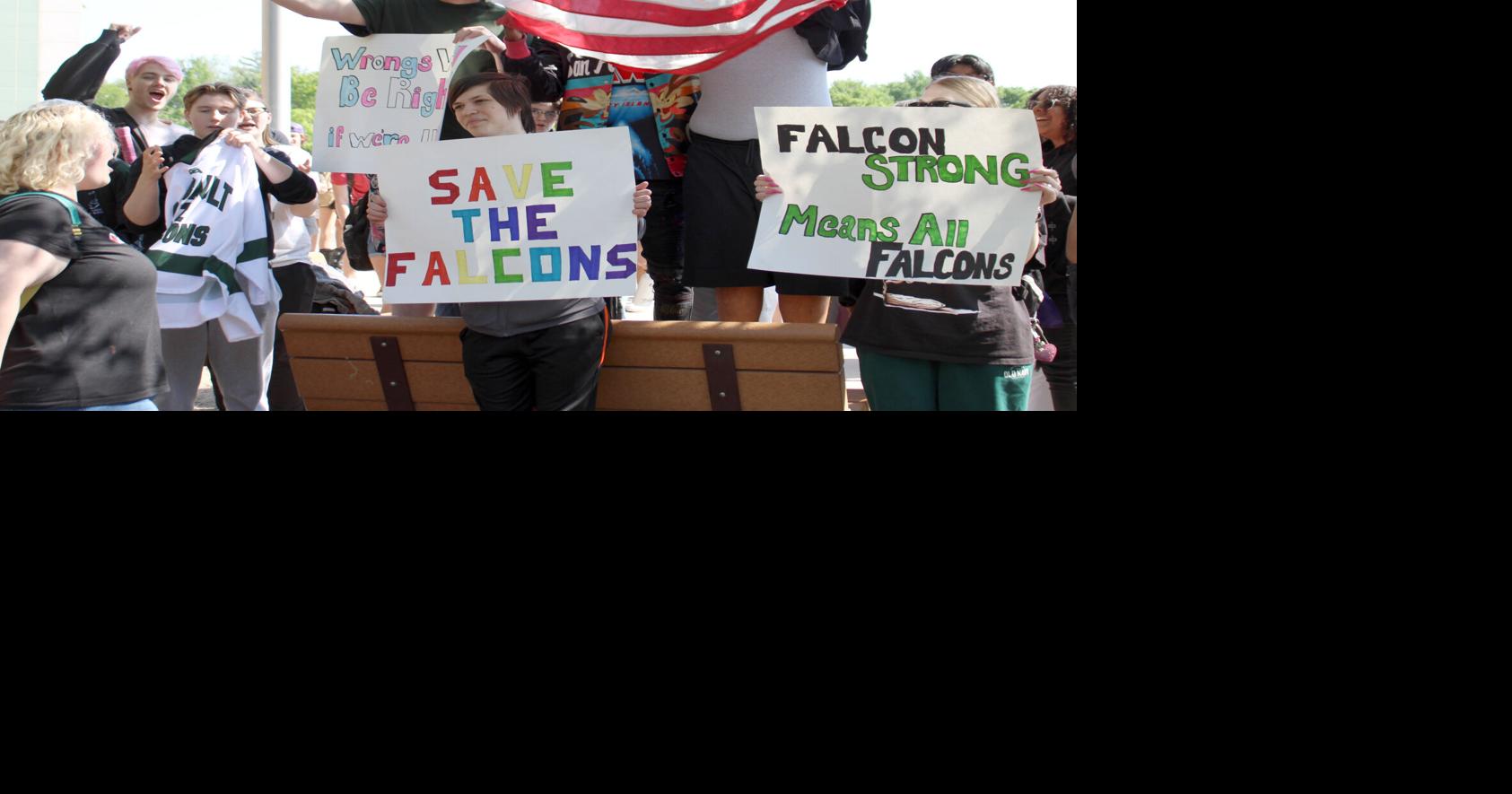 FHS students protest to ‘save the Falcons,’ ‘all of them’ | News ...