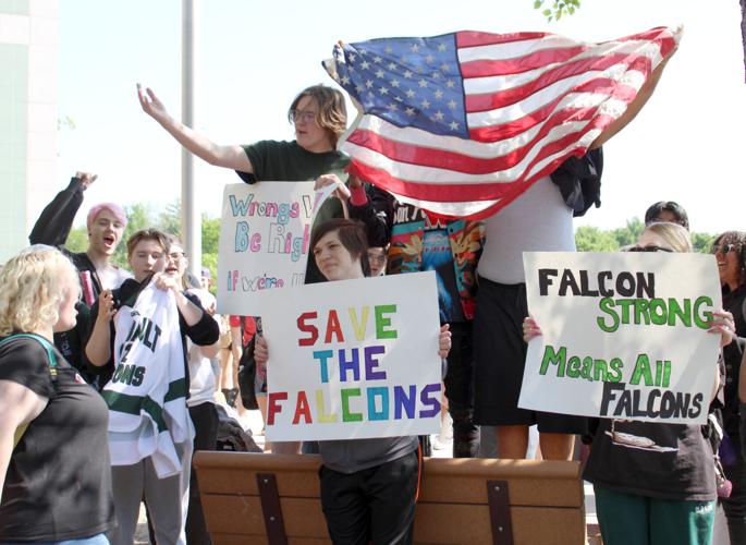 FHS students protest to ‘save the Falcons,’ ‘all of them’ | News ...