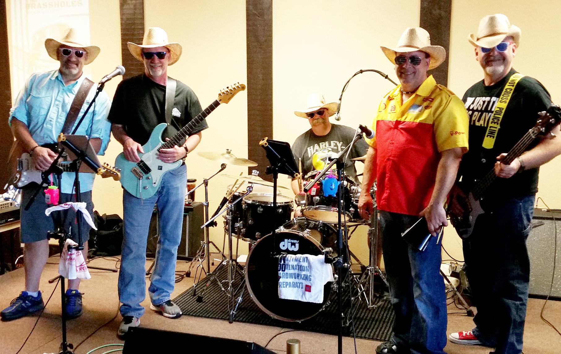 Sheriffs band, Brassholes, rock out for one of their own battling ...