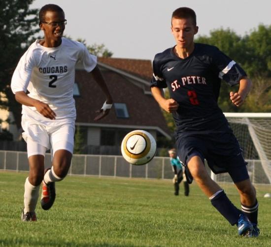 St. Peter boys soccer breaks even with 3-1 loss to East | Sports ...