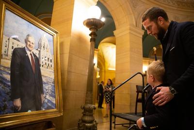 Former Gov. Mark Dayton's portrait links him to the State Capitol he ...