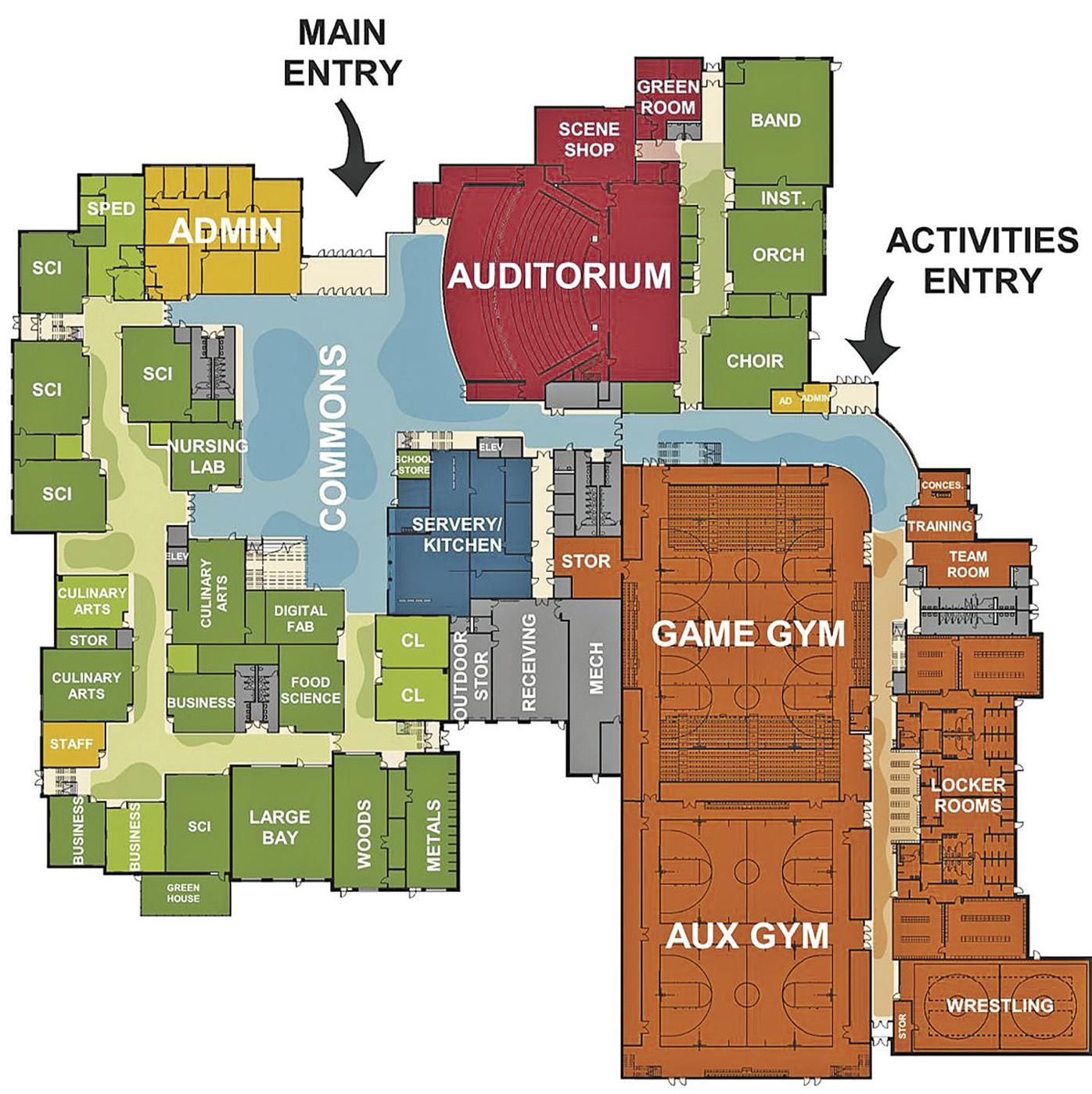 District releases proposed floor plan for new Owatonna High School ...