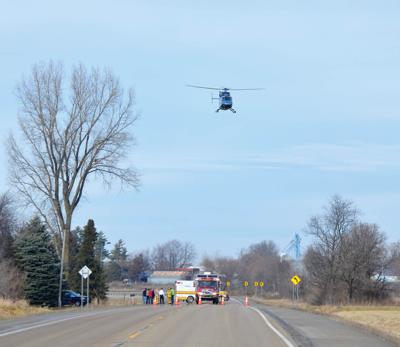 Mayo One helicopter closes section of Highway 218 | Blooming Prairie ...