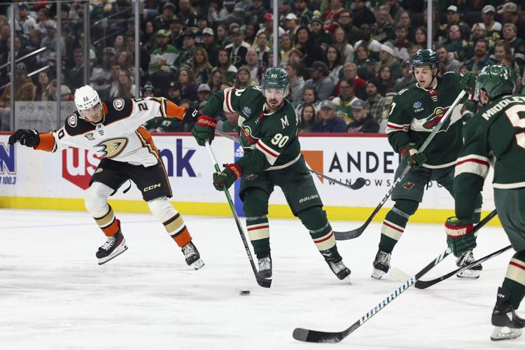 Marc-Andre Fleury posts his 75th career shutout as the Minnesota Wild beat the Anaheim Ducks 2-0 ...