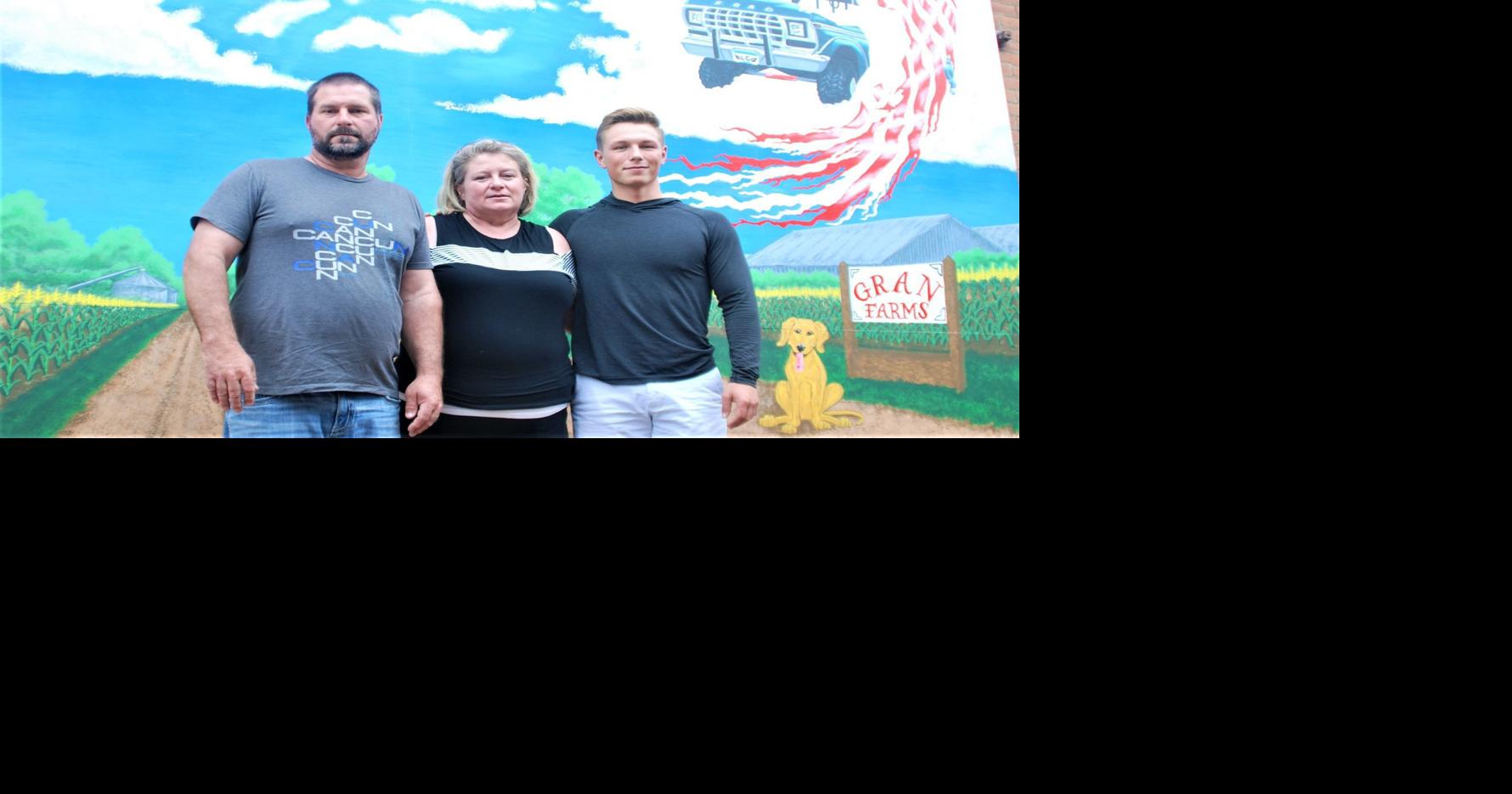 Friends and family honor Landon Gran with Third Street mural | News ...