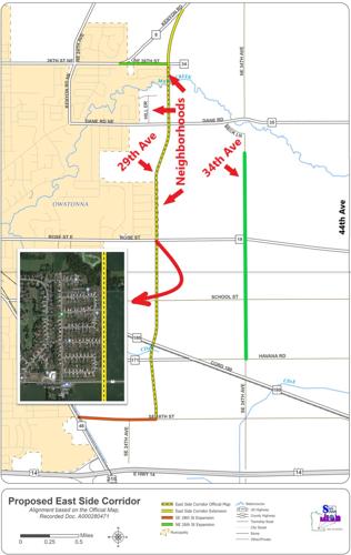Neighborhood at odds with county over east side corridor project | News ...