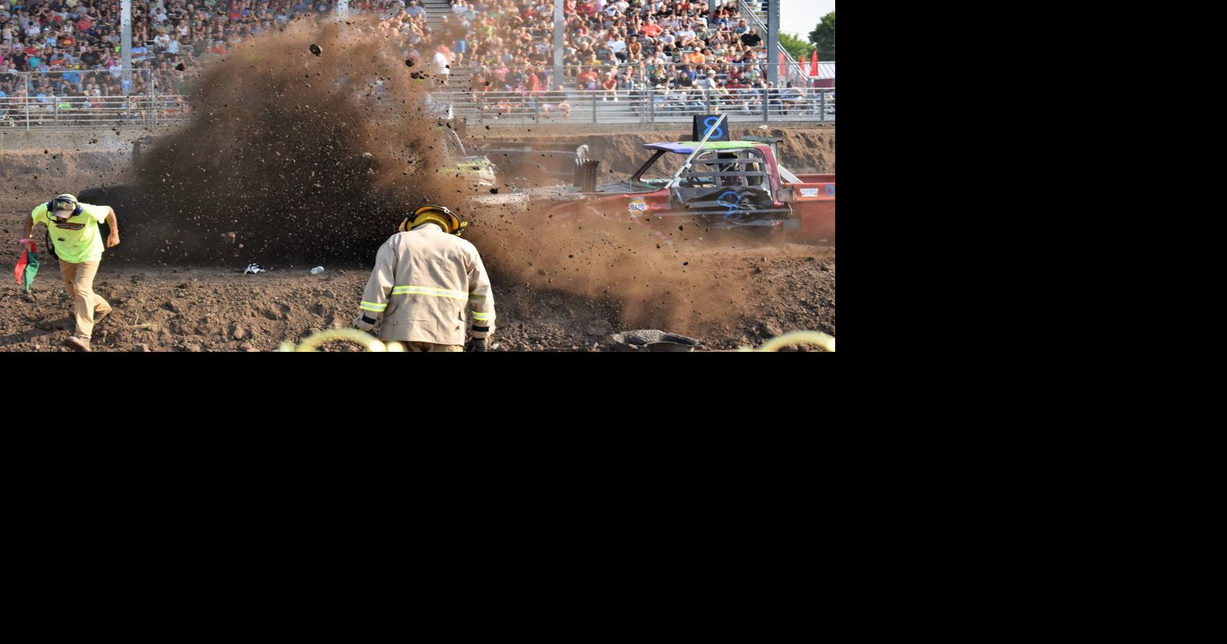 Demo derby drivers get a kick out of banging into each other | Sports ...