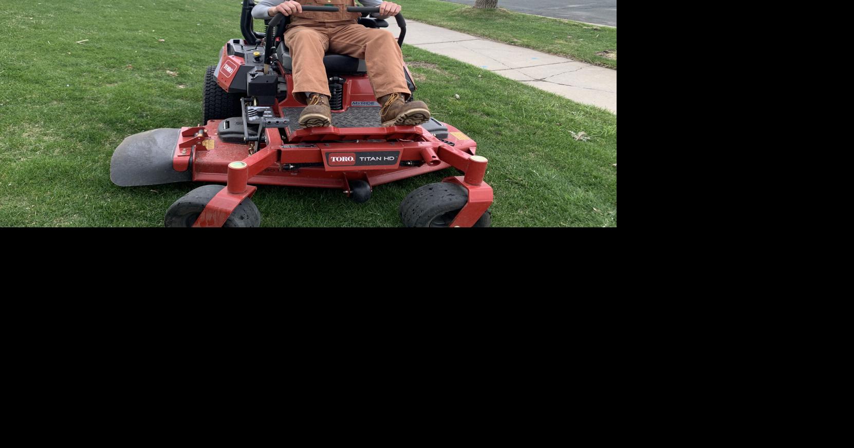 Raider junior reinvests profits from startup into mowing business ...