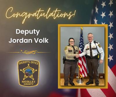 Nicollet County Sheriff's Office brings on new deputy | Community ...