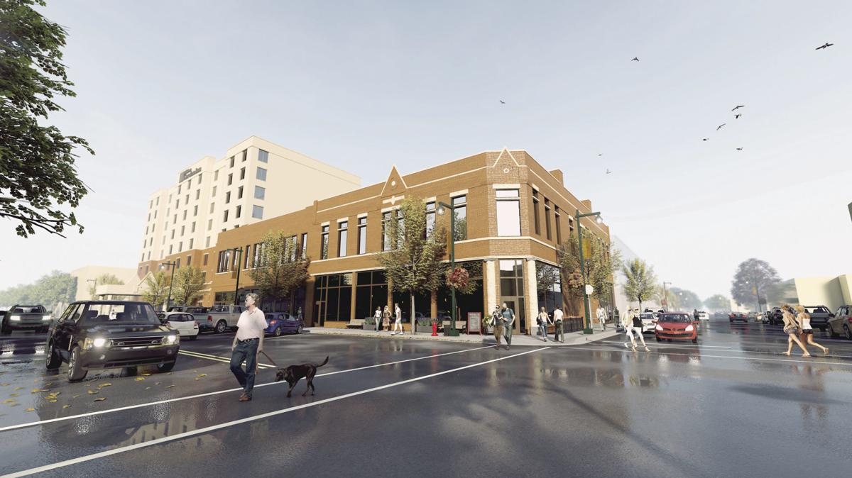 Preliminary drawing shows possible future of historic district in ...
