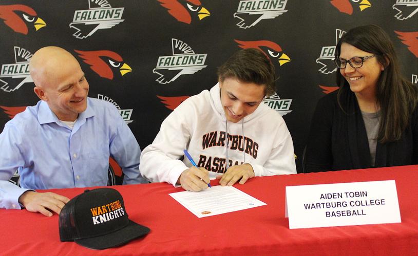 Aiden Tobin signs letter to play at Wartburg | Sports | southernminn.com
