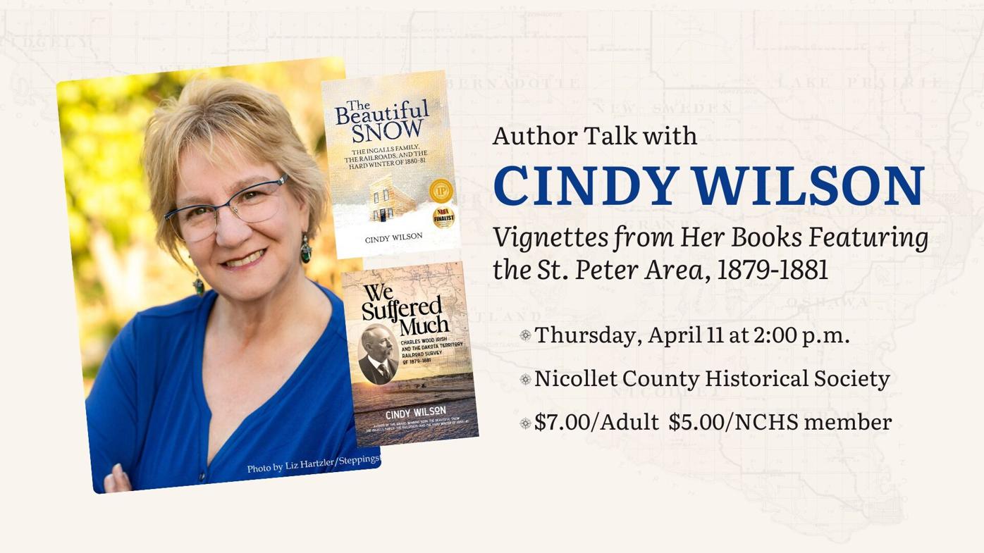 Cindy Wilson Author Talk - St. Peter | Scene | southernminn.com