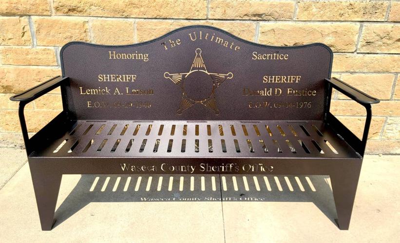 New benches honor fallen Waseca County sheriffs | News | southernminn.com