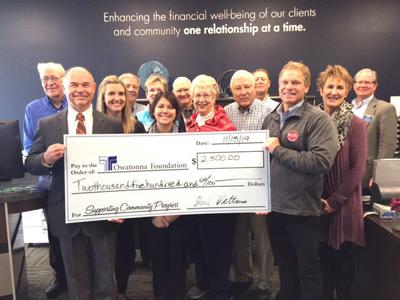 Owatonna Foundation receives gift from Home Federal Savings | Community ...