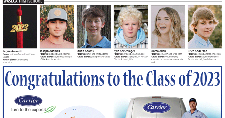 Waseca Area Graduation 2023 | Waseca County News | southernminn.com