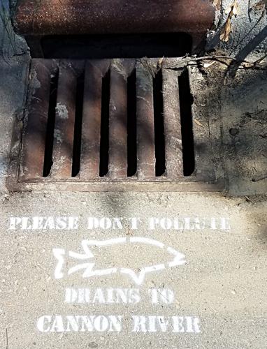 Youth groups stencil storm drains to help keep waters clean | News ...