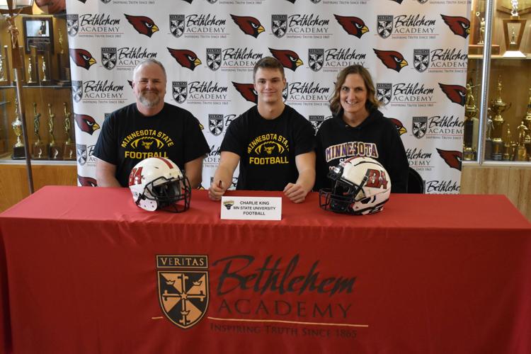 BA's newest Maverick: King signs to play Division II football at MSU ...