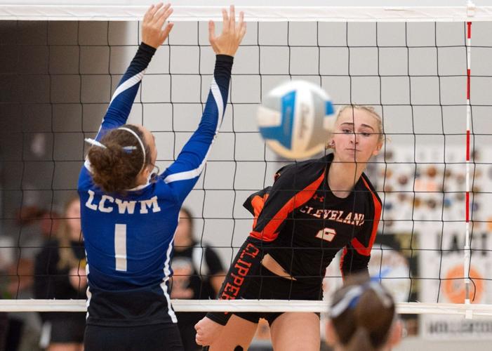 Clipper girls give up a set but come out on top against MLA, LCWM ...