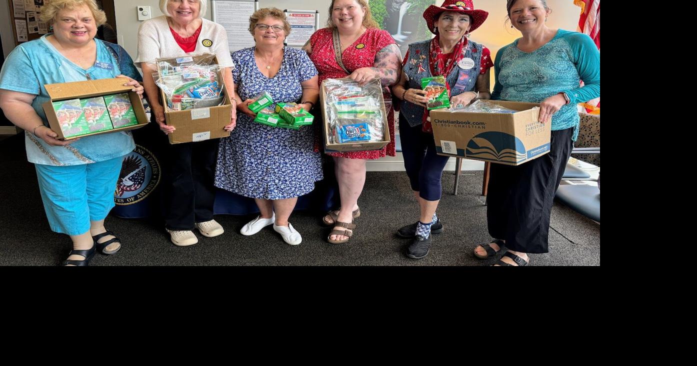 Legion Auxiliary makes trip to Cities, donates items for veterans on ...