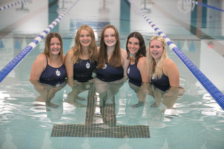 Saints honor seniors and coach Lager in final home meet of 2022 season ...
