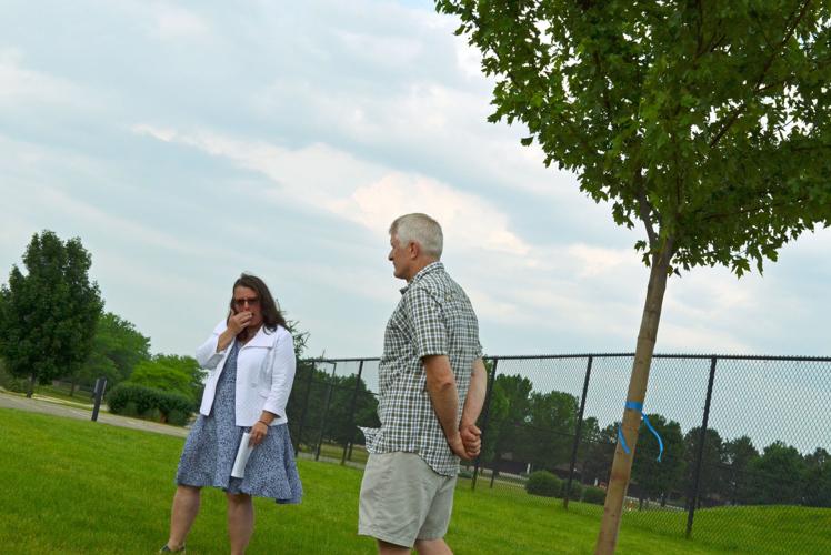 Moving past vandalism, family dedicates new tree in son's honor | News ...