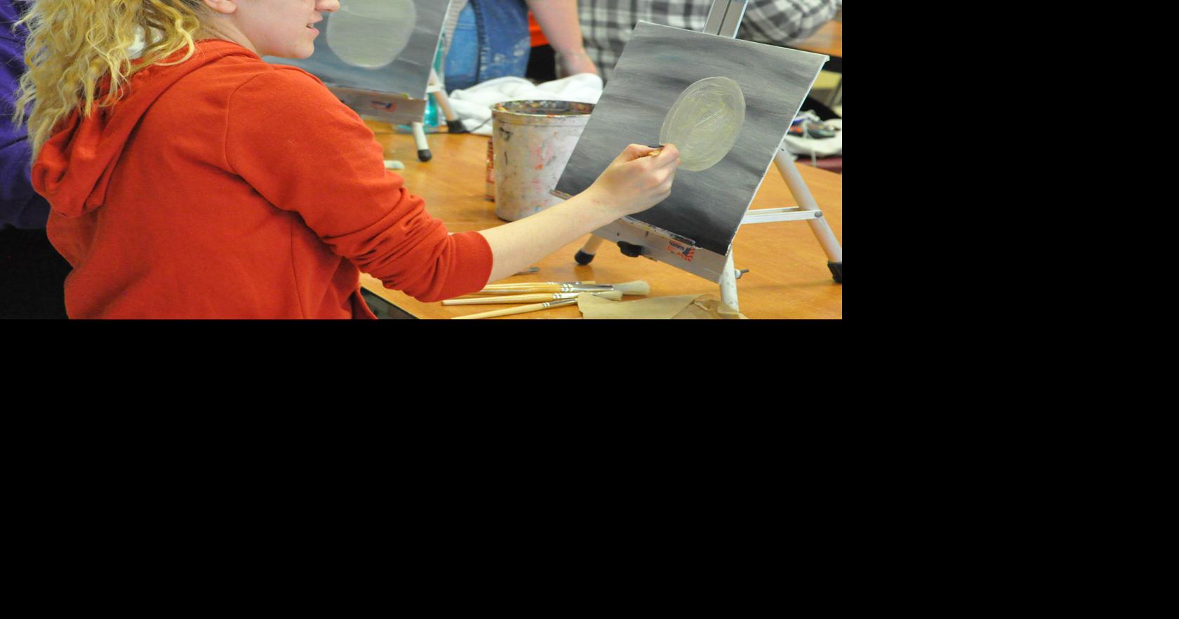 TCU art students come together for a night of painting and pottery ...